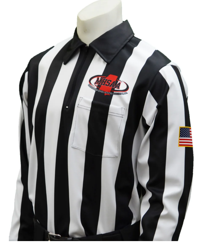 USA181MS - Smitty "Made in USA" - Dye Sub Mississippi Football Long Sl ...